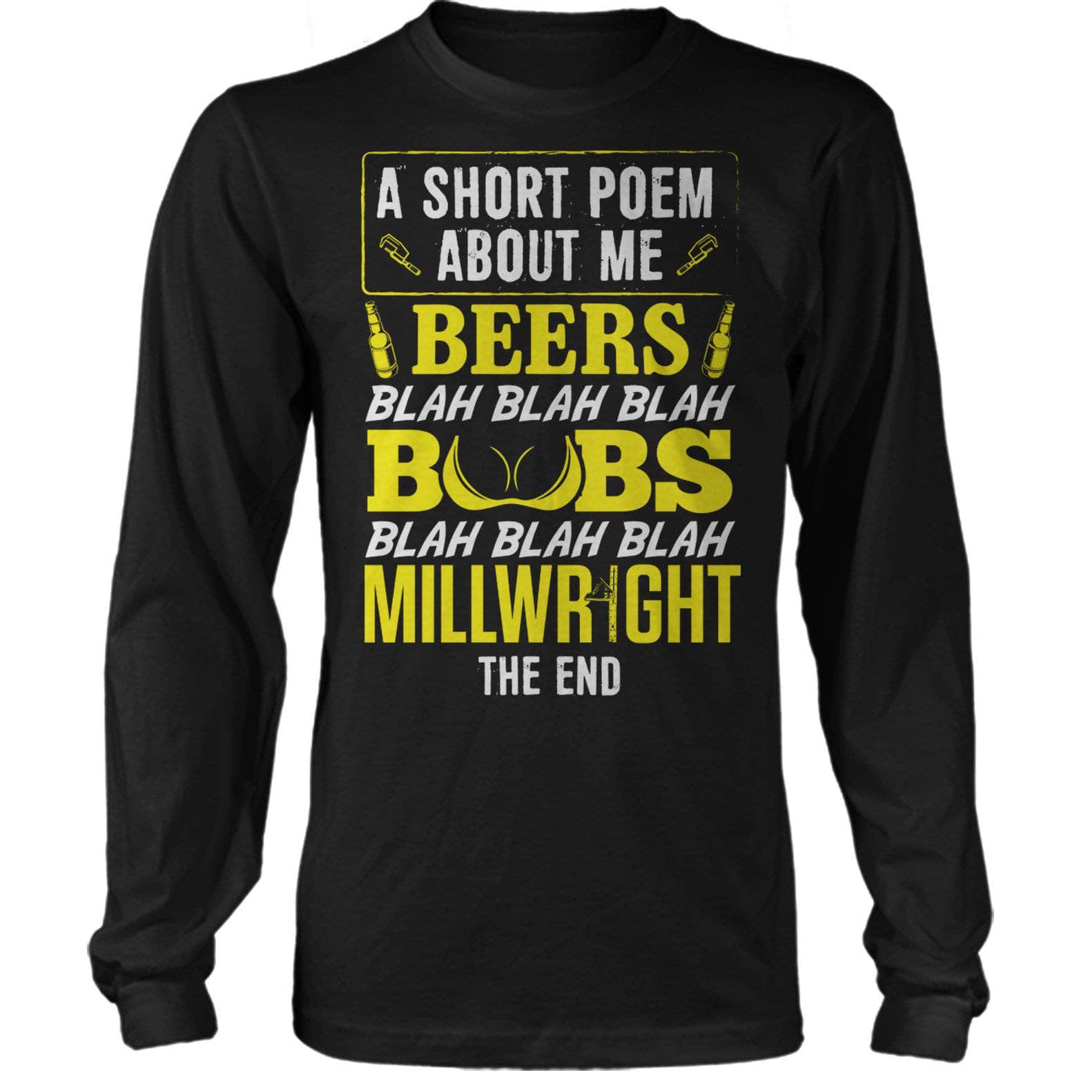 Millwright Poem - Millwrights T-Shirt – GetShirtz
