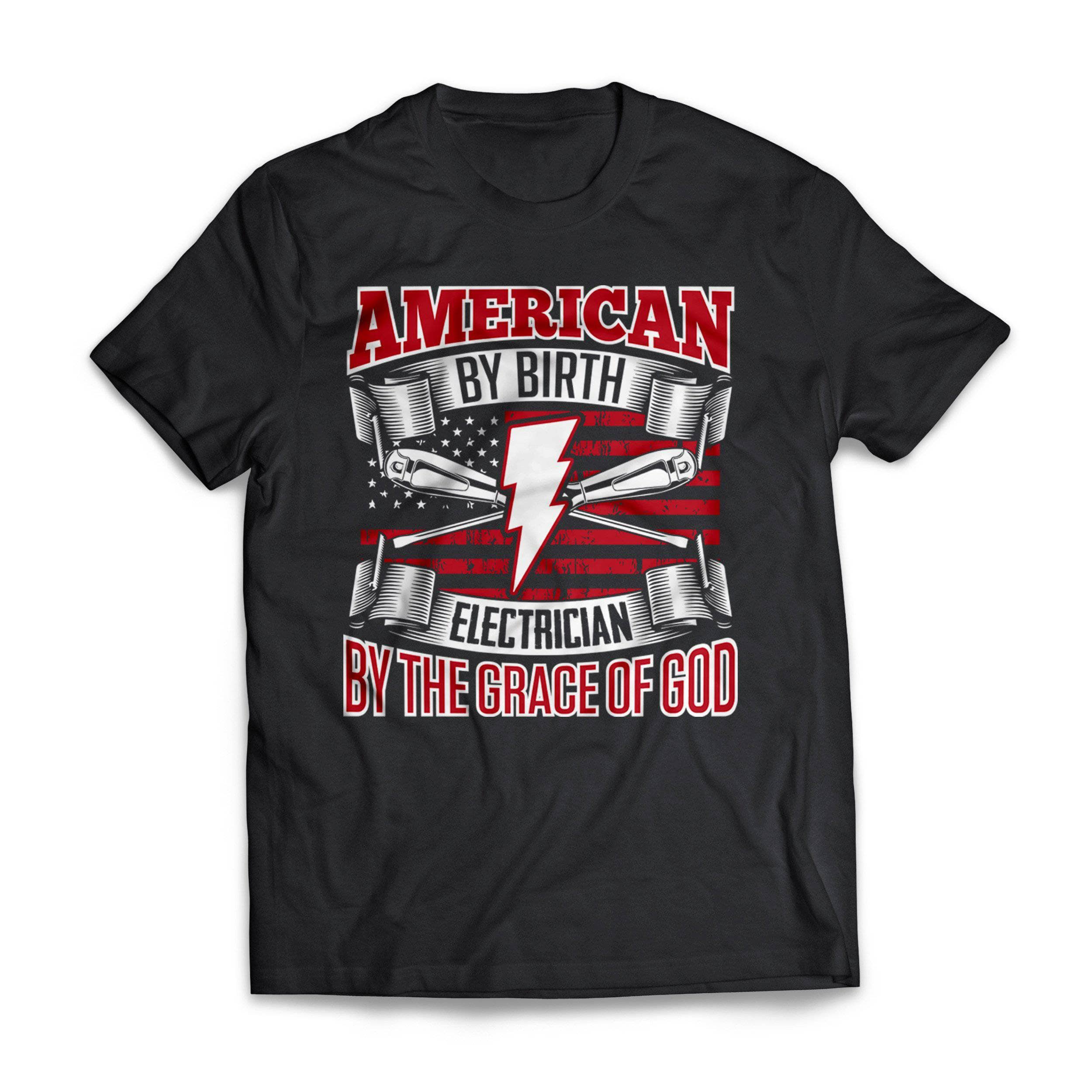 Electrician Grace Of God - Electricians Trades T-Shirt – GetShirtz