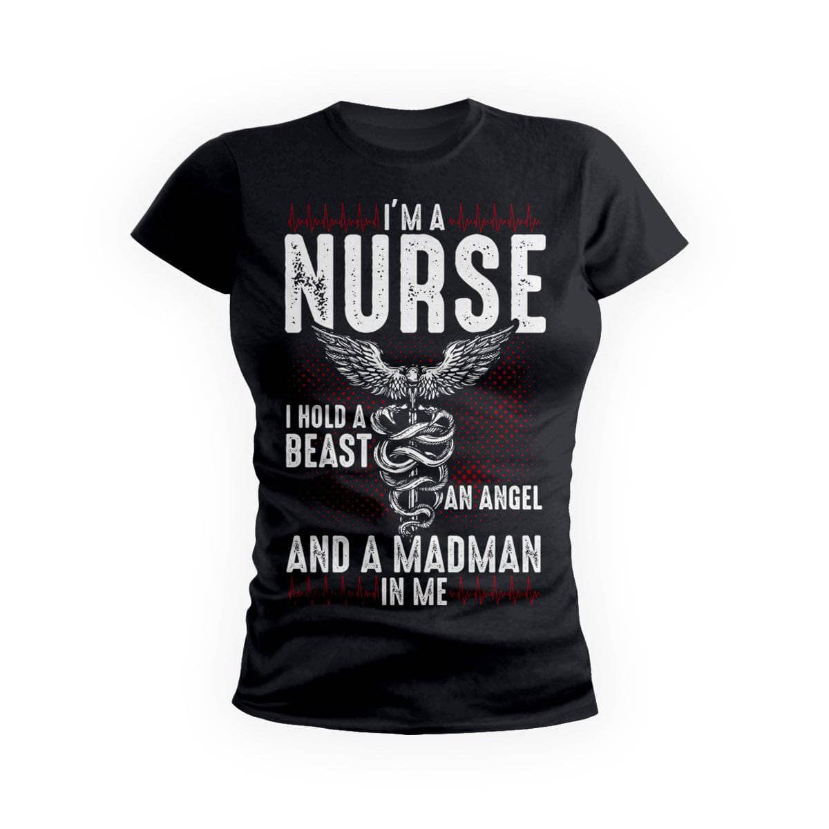 Nurse Beast Angel Madman - Nurses Nurses And Medical T-Shirt – GetShirtz