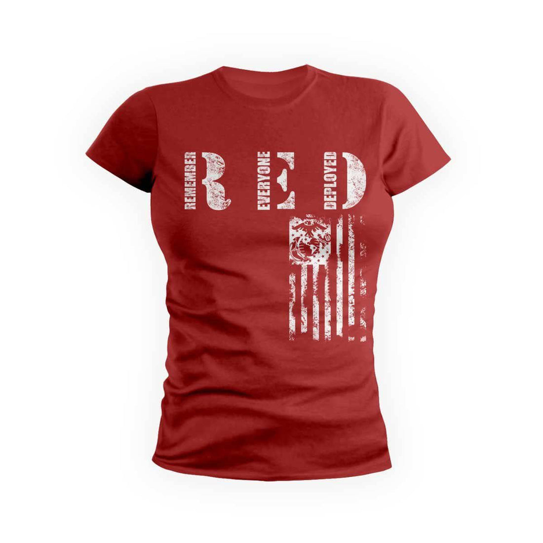 Red Friday Marines Flag - Marines Military T-Shirt – GetShirtz